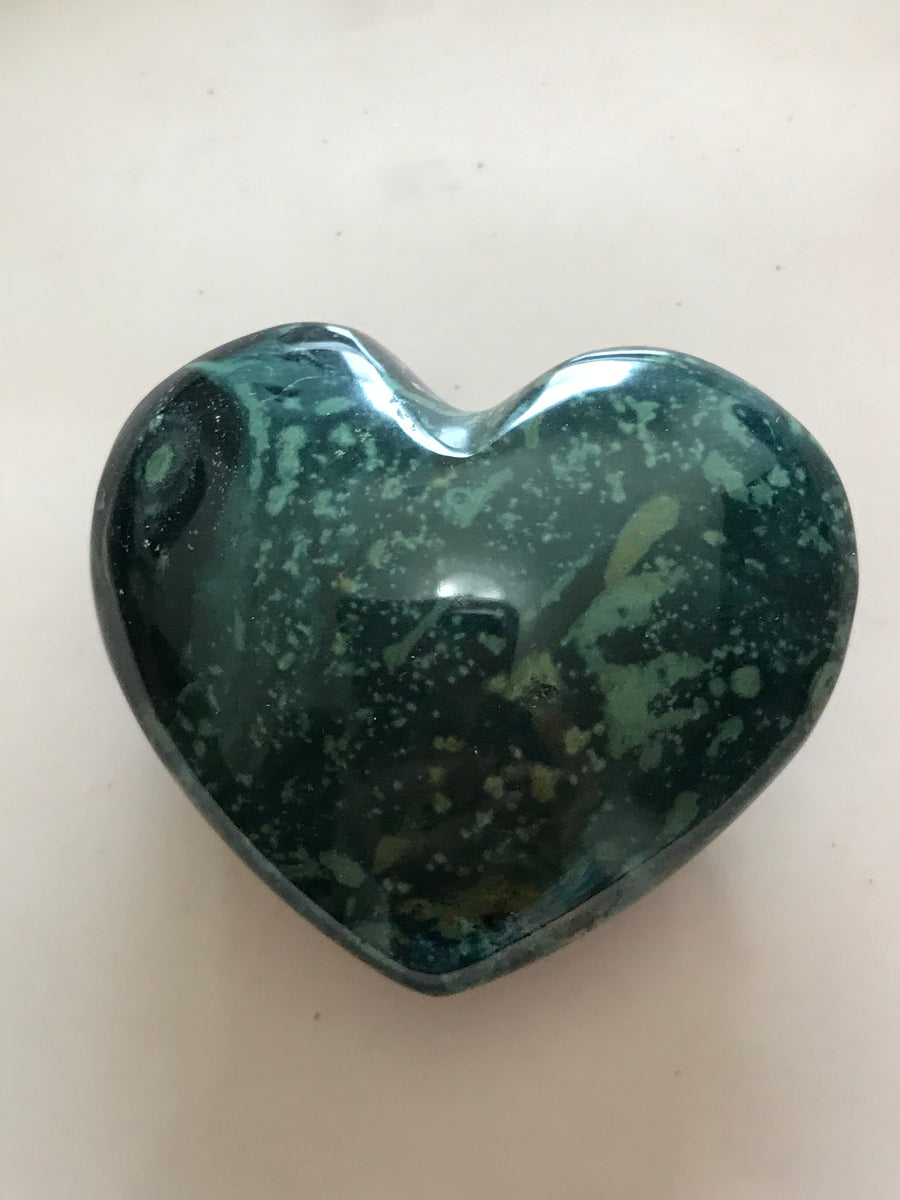 Kambaba Jasper Crystal Heart – Tropica Exotica, LLC