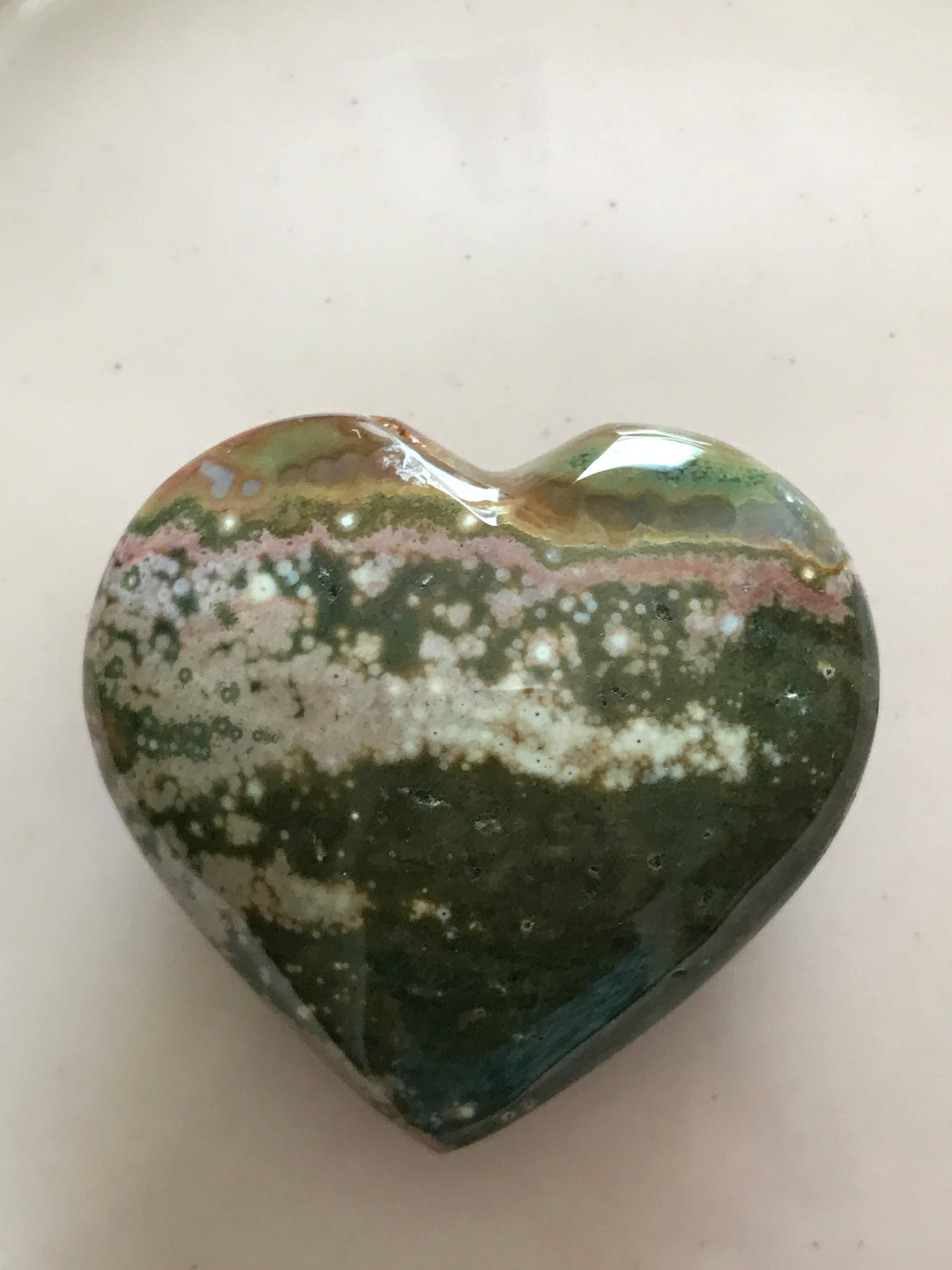 Ocean Jasper Crystal Heart – Tropica Exotica, LLC