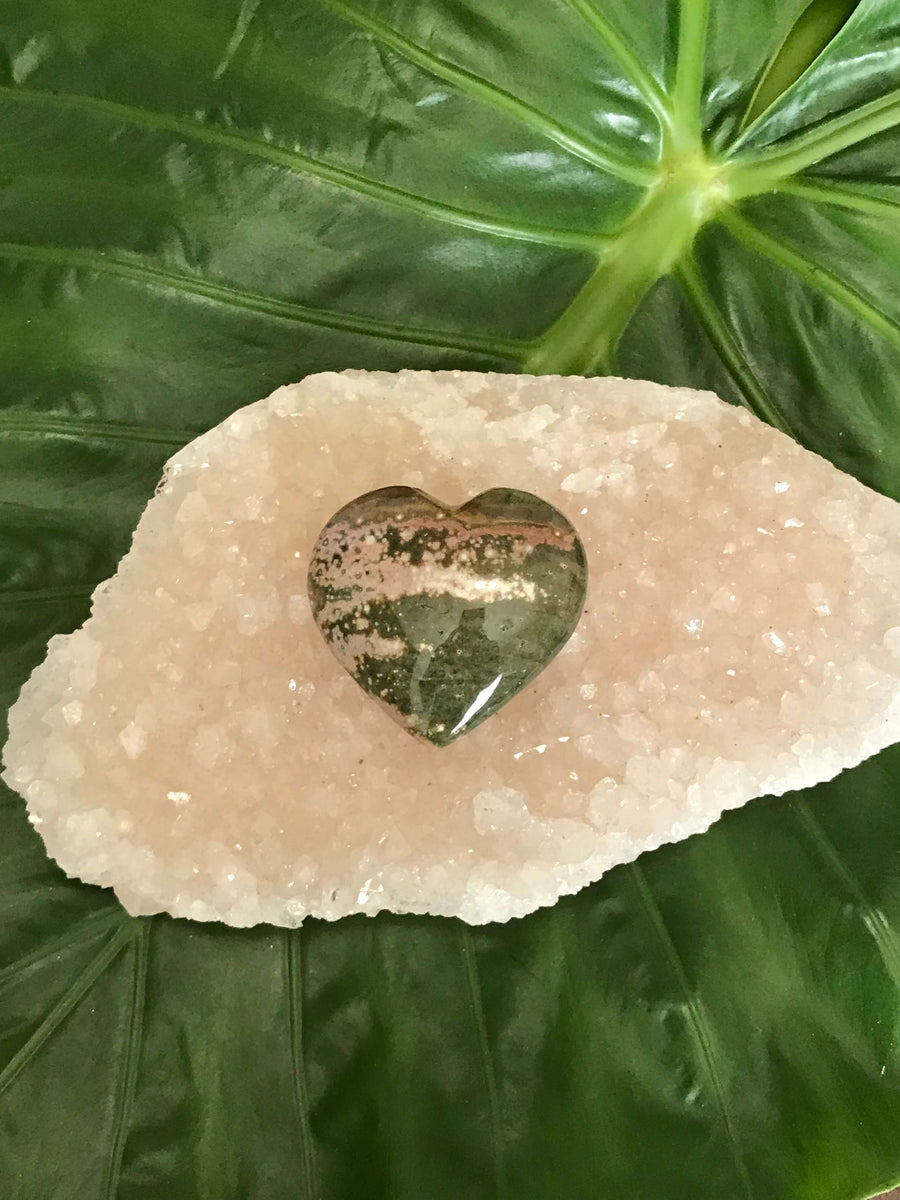 Ocean Jasper Crystal Heart – Tropica Exotica, LLC